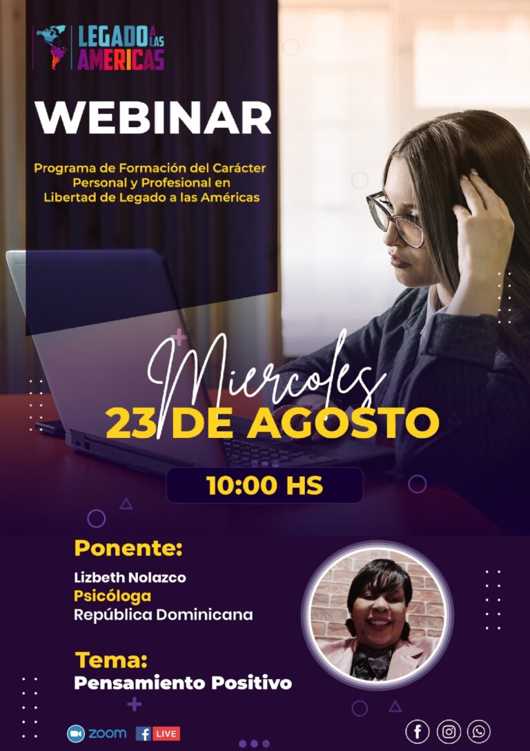 La importancia de una educación del carácter – Legado a las Americas